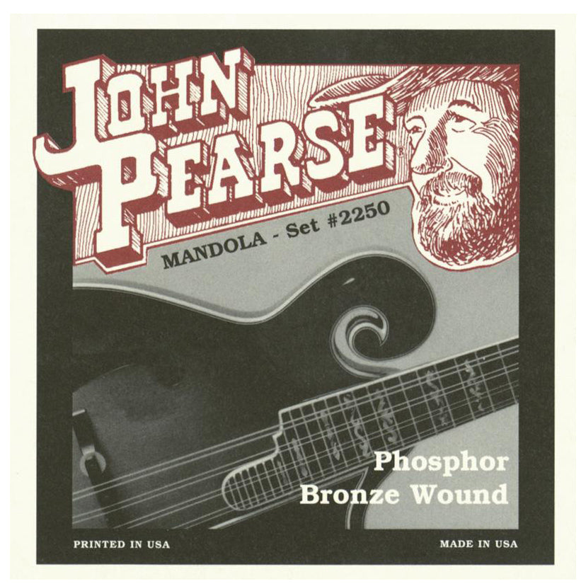 John Pearse 2250 Phosphor Bronze Mandola Strings – Elderly Instruments