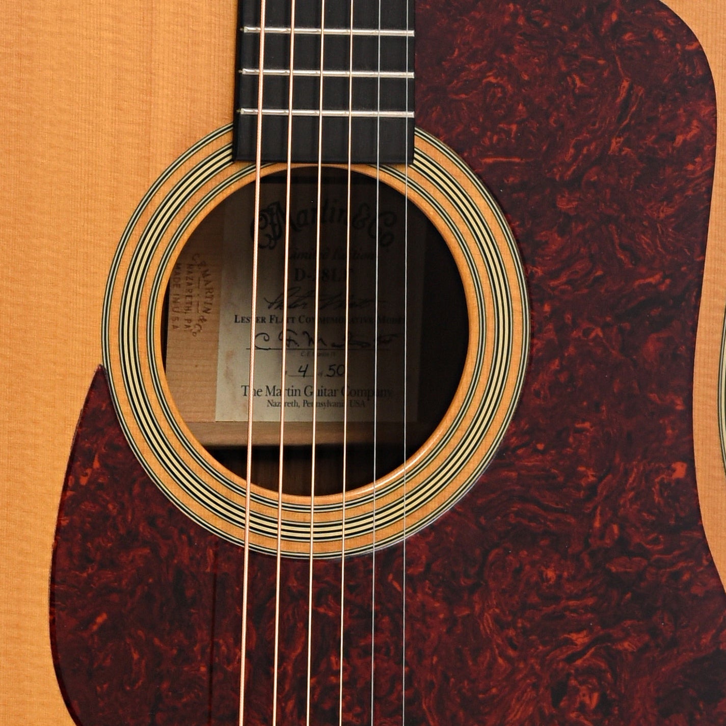 Martin D-28LF Lester Flatt Commemorative Edition Acoustic Guitar (1998 ...