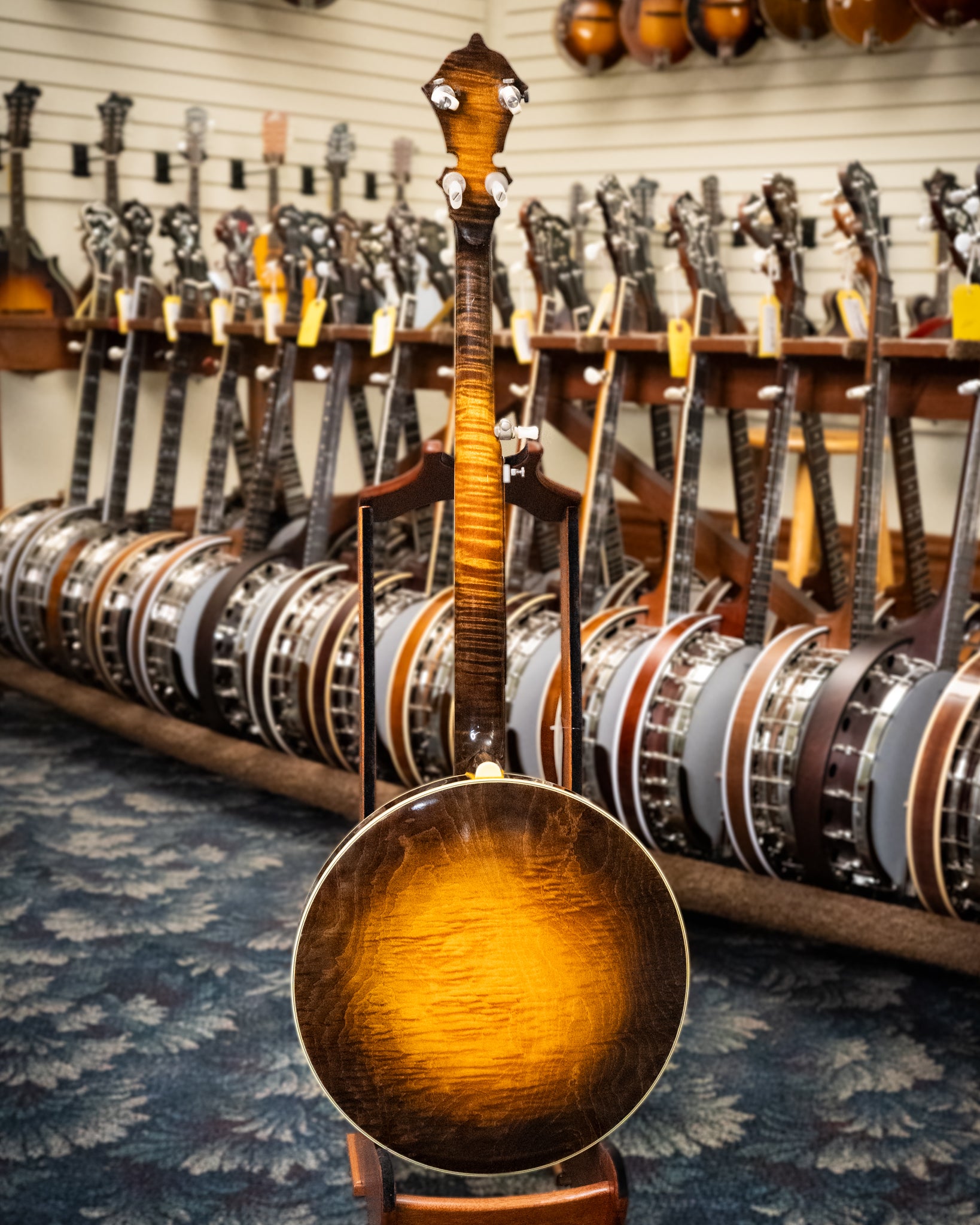 Stelling Sunflower Resonator Banjo (1986) – Elderly Instruments