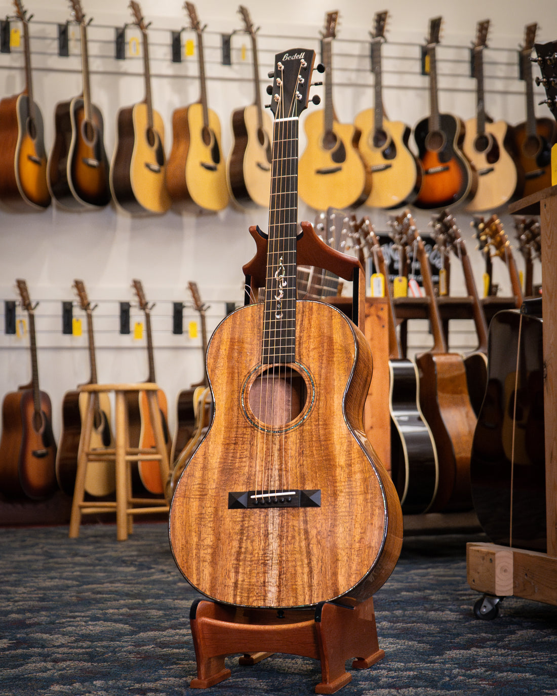 Bedell Limited Edition Fireside Parlor Koa Acoustic Guitar – Elderly ...