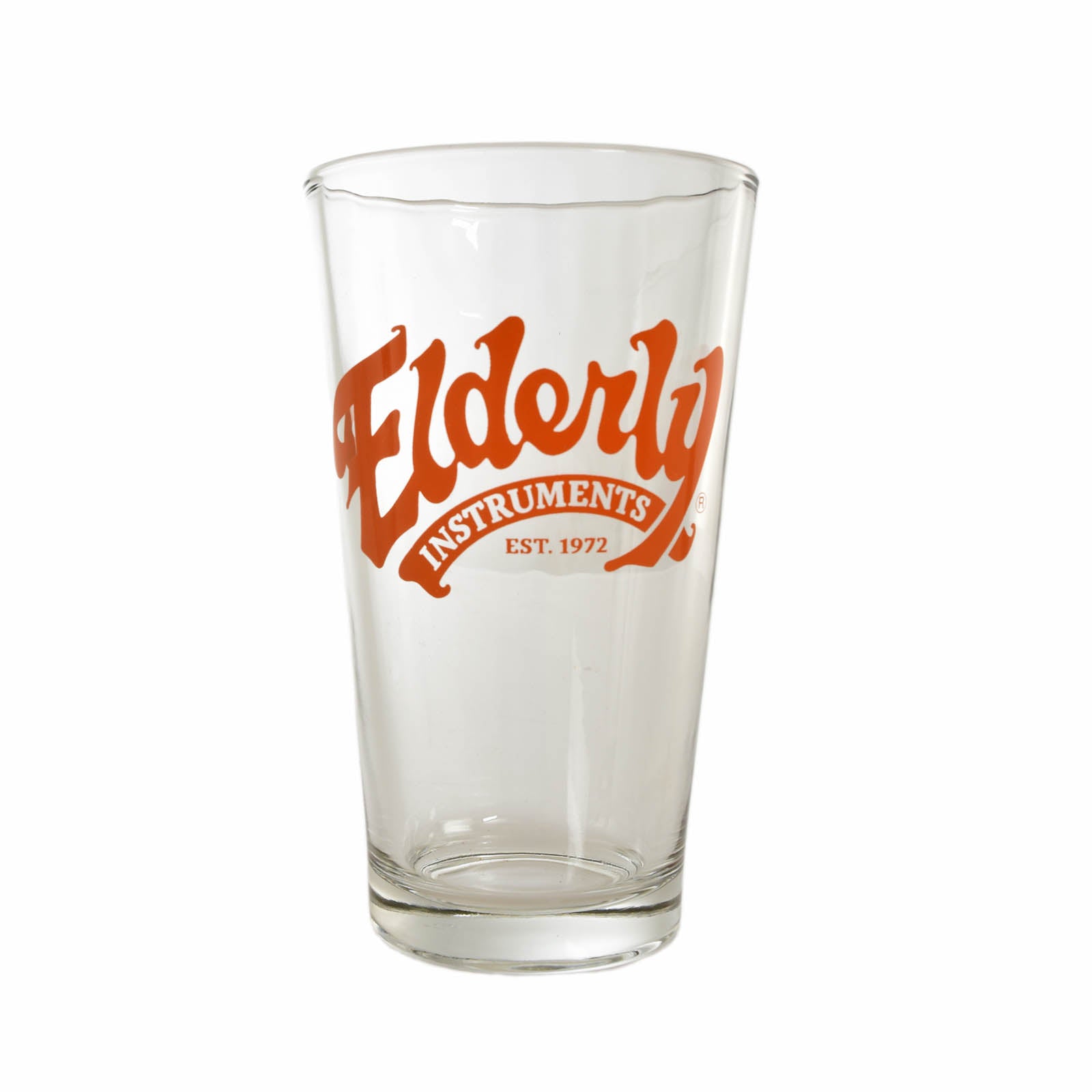 Elderly Instruments Pint Glass, Orange