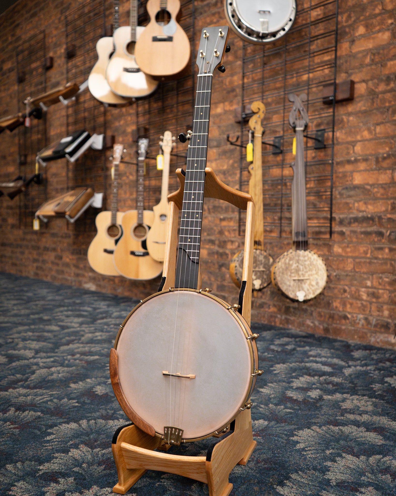 Ome Tupelo Openback Banjo & Case, 12" Rim, Cherry – Elderly Instruments