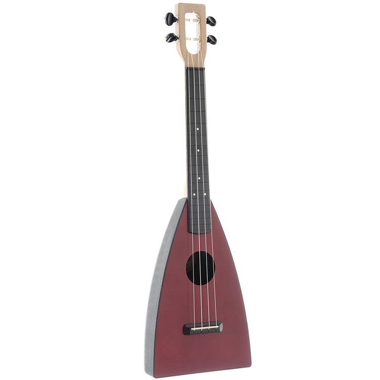 MAGIC FLUKE COMPANY FLUKE UKULELE, TENOR, HIBISCUS RED FINISH WITH CIN