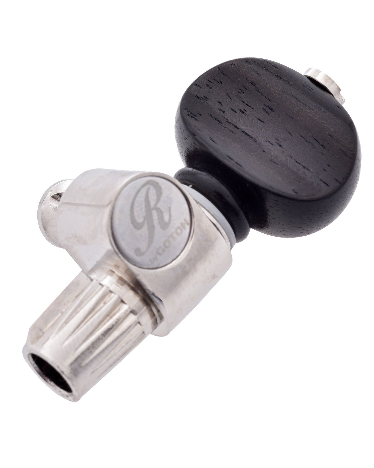 Rickard 5th String Tuner for Banjo, Nickel/Ebony