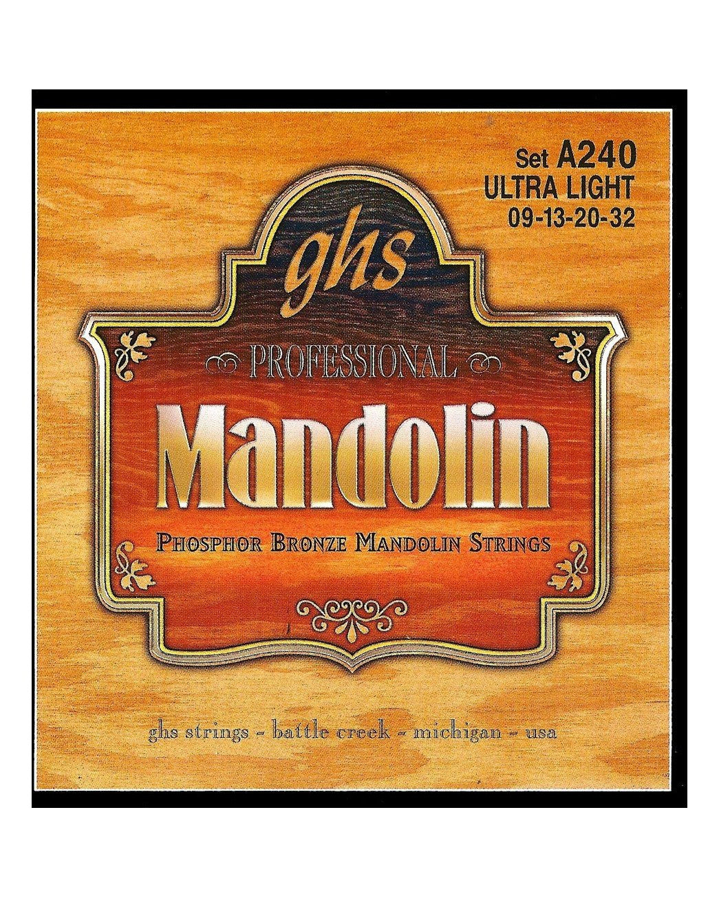 GHS A240 Phosphor Bronze Ultra Light Gauge Mandolin Strings – Elderly ...