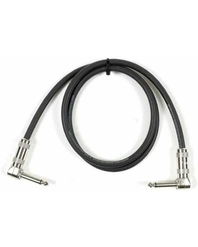 Quantum Audio Designs 3 Foot Patch Cable with 2 Angled Ends