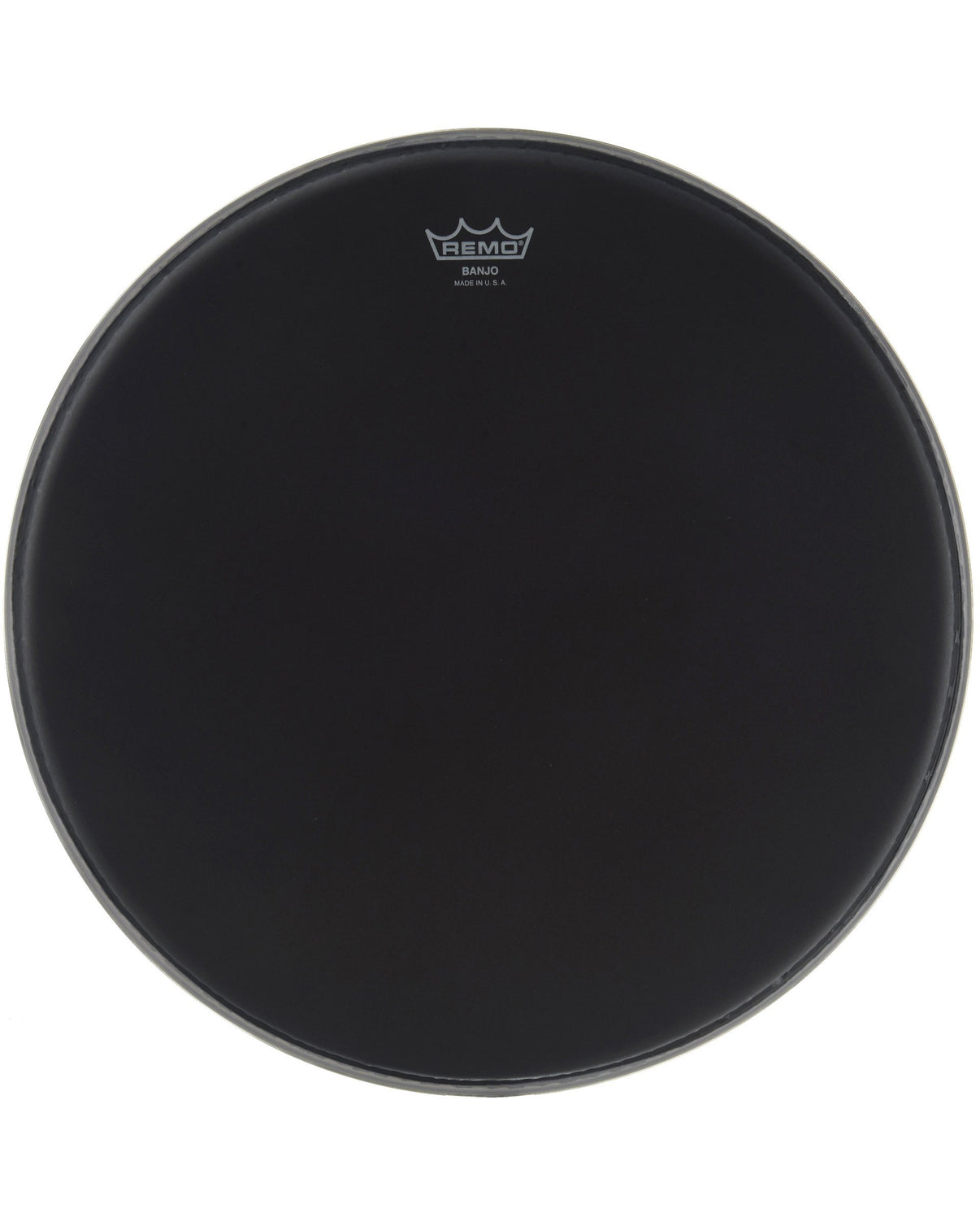Remo Black Suede Banjo Head, 12 Inch Diameter, High Crown (1/2 Inch ...